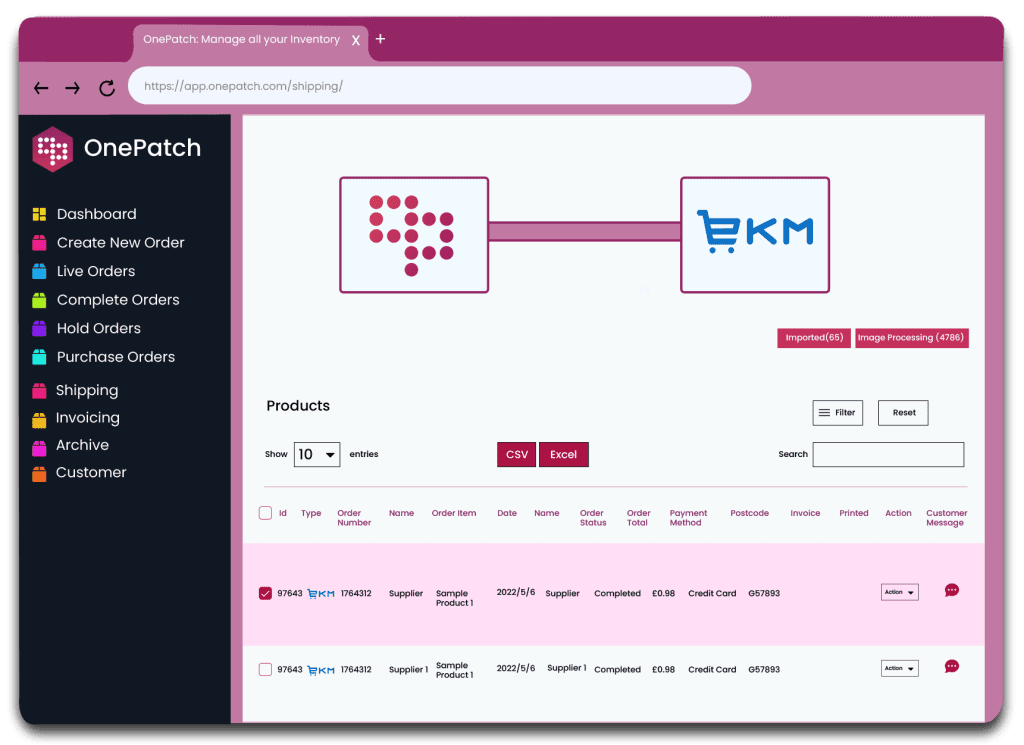 EKM Integration | Inventory and Order Management | OnePatch